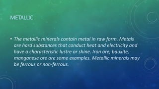 minerals and power resources ppt | PPTX