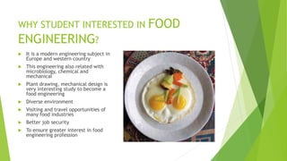 Food Engineering presentation | PPTX