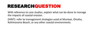 IGCSE GEOGRAPHY: COASTAL MANAGEMENT CASE STUDY | PPTX