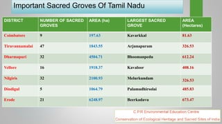 TOPIC: SACRED GROVES THE BIODIVERSITY HOTSPOTSpptx pdf | PPT