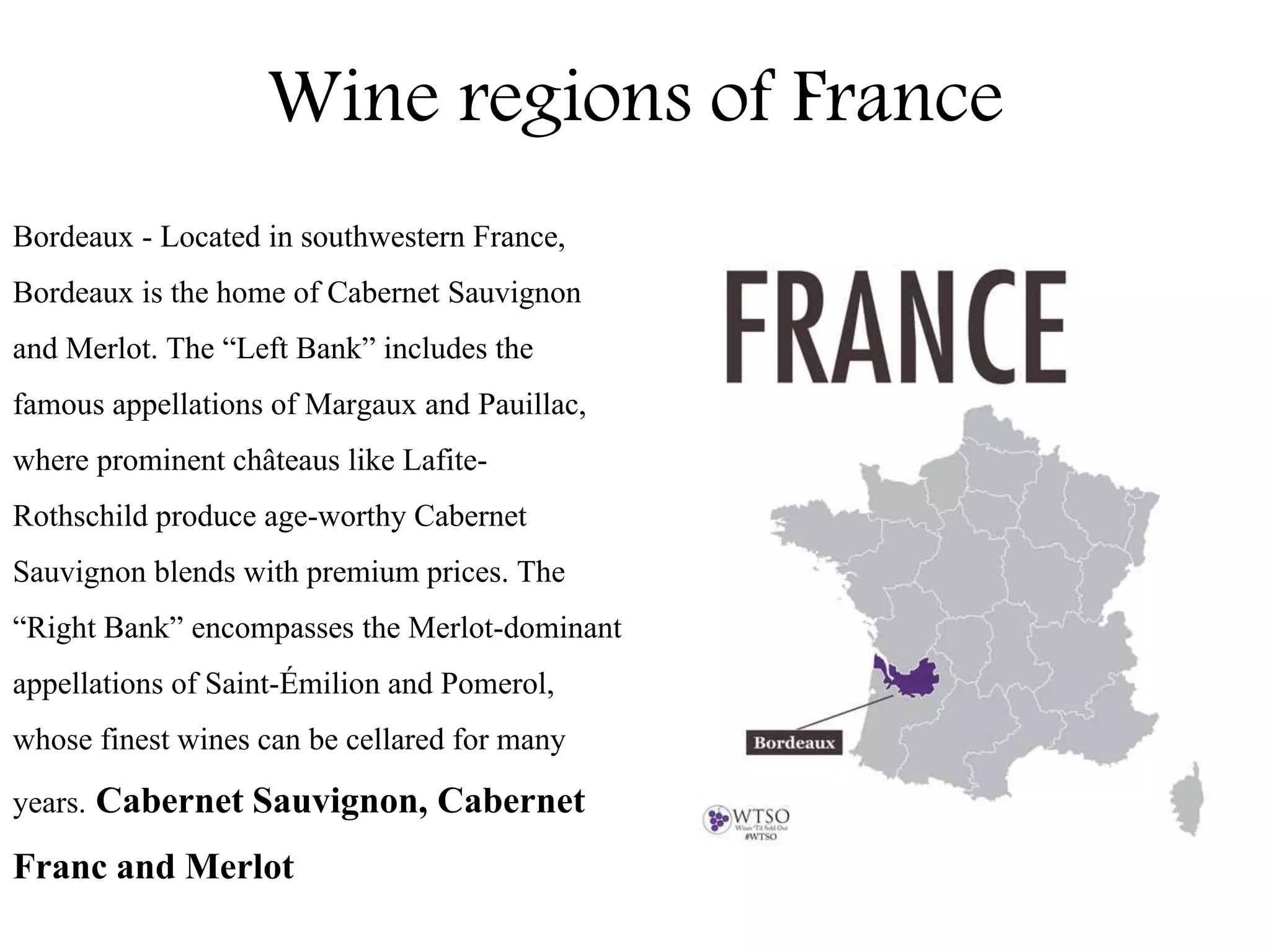 Wine countries and regions of the world | PPTX