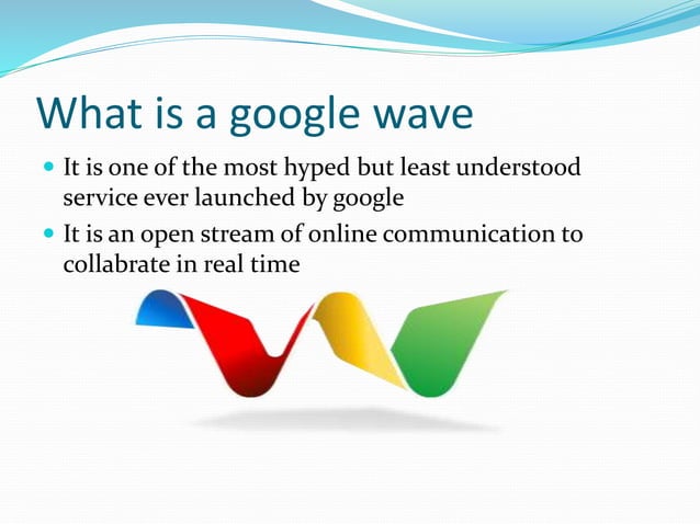 google wave | PPT