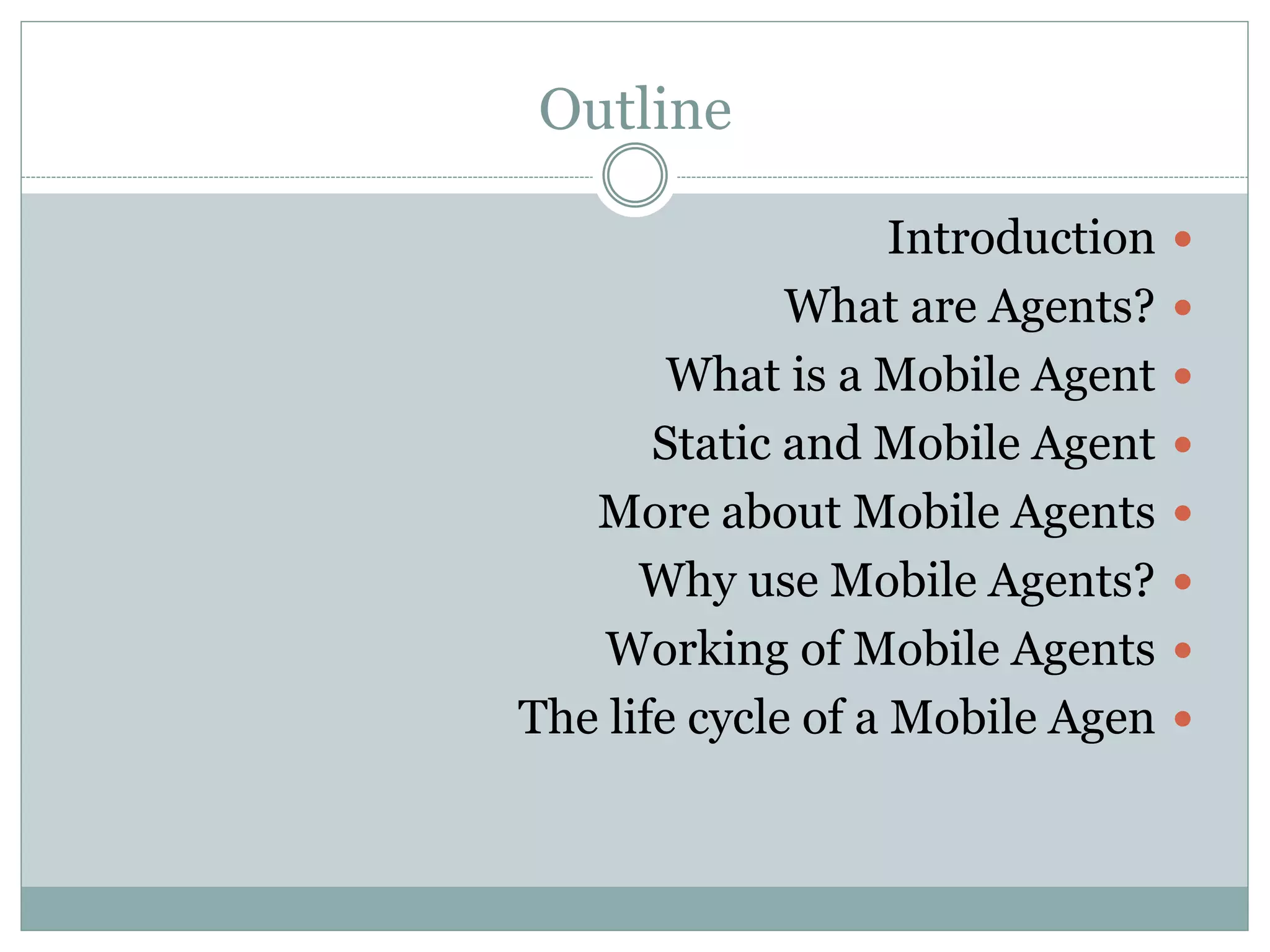 Mobile Agents | PPTX