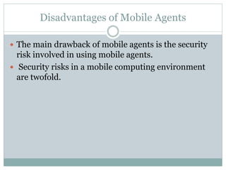 Mobile Agents | PPTX