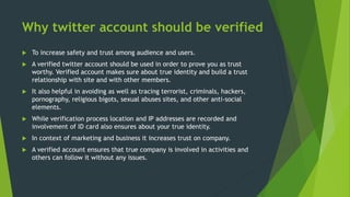 Why Twitter is better than other social media platforms | PPTX