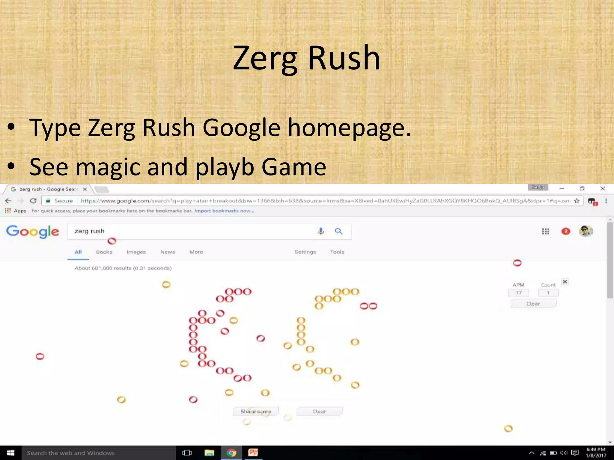 SOME AMAZING GOOGLE TRICKS | PPTX