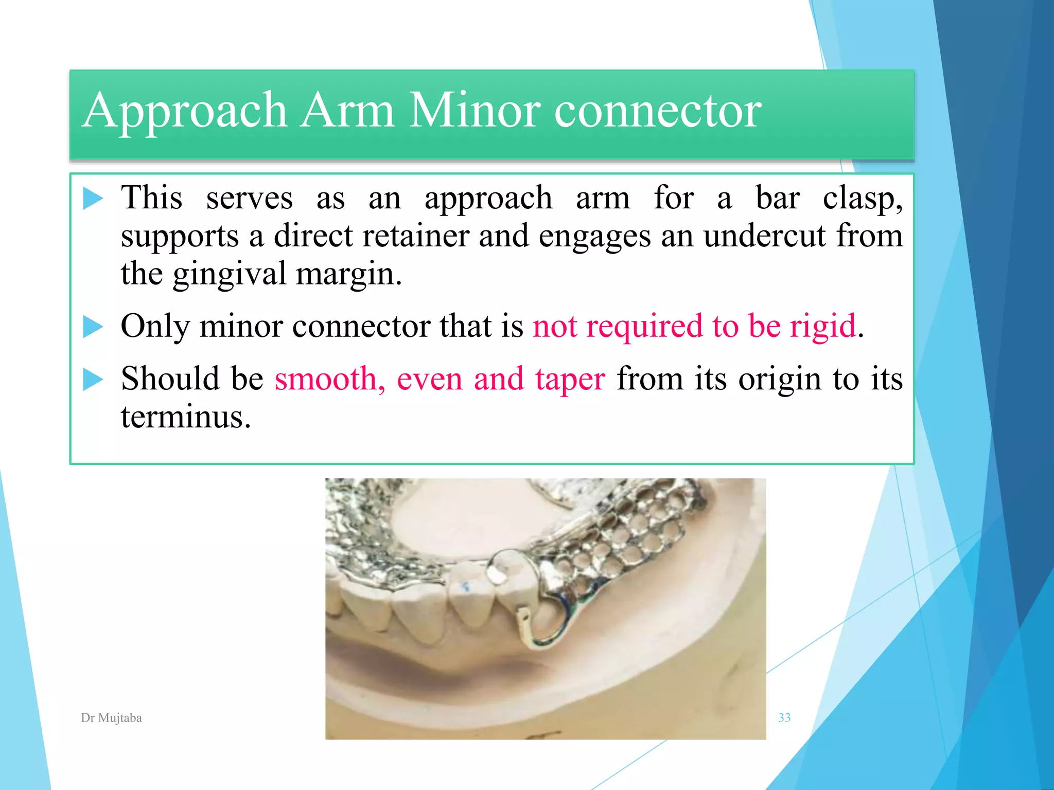Minor connectors, rests & rests seats In prosthodontics | PPTX