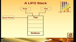 stack in assembally language | PPTX
