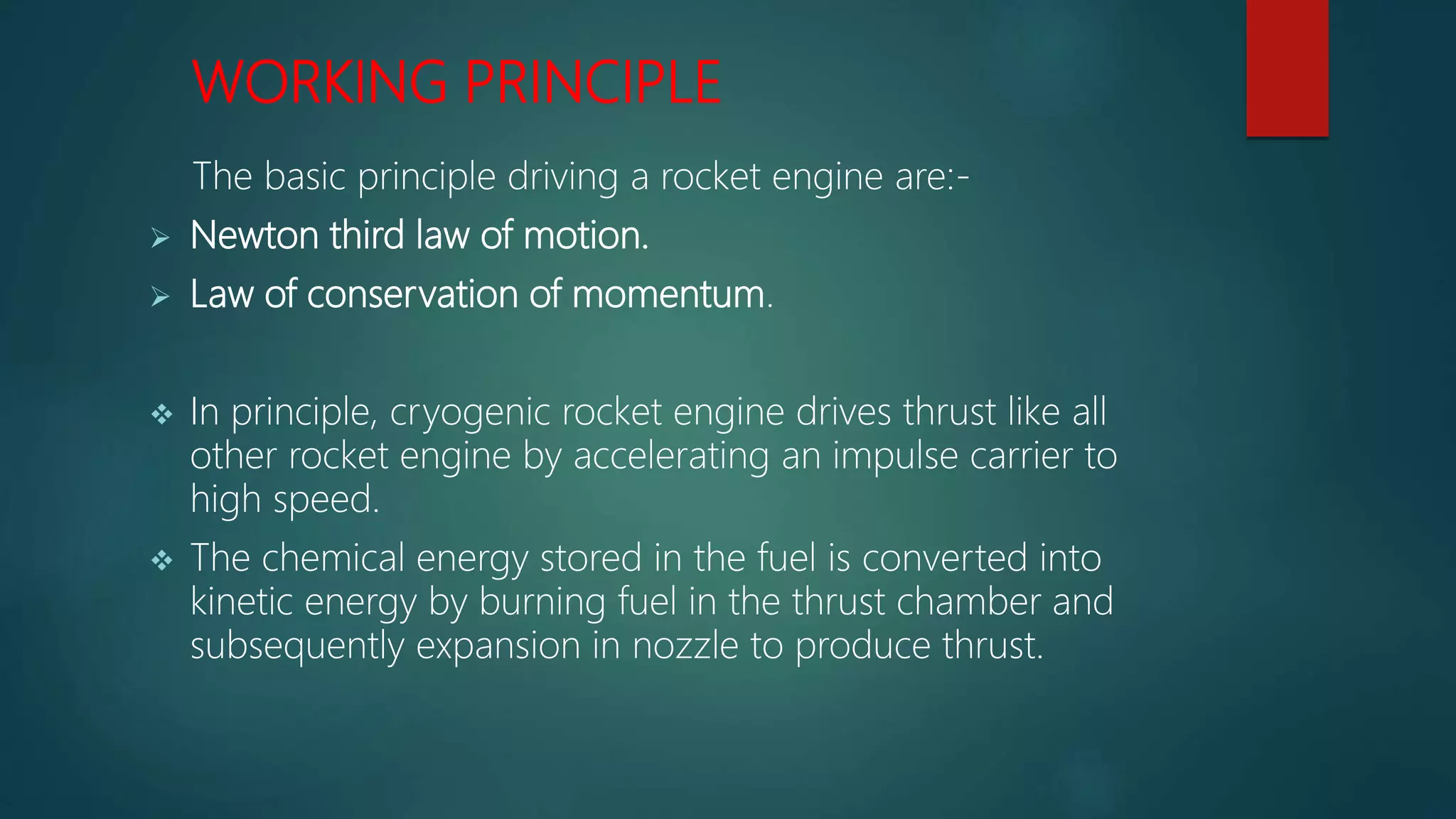 PRESENTATION ON CRYOGENIC ROCKET ENGINE | PPTX