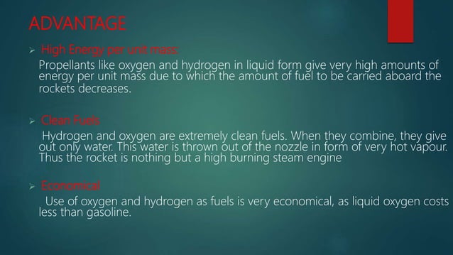 PRESENTATION ON CRYOGENIC ROCKET ENGINE | PPTX | Chemistry | Science