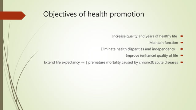 Health promotion for elderly | PPTX