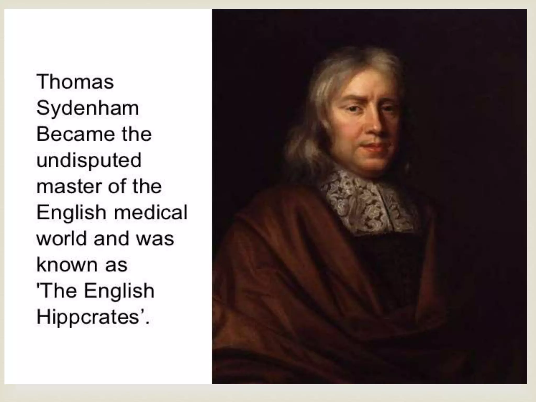 thomas sydenham | PPTX
