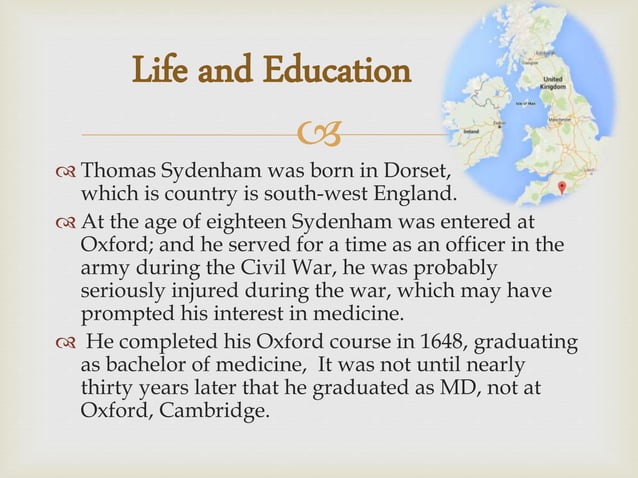 thomas sydenham | PPTX