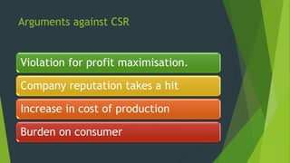 corporate social responsiblity | PPTX