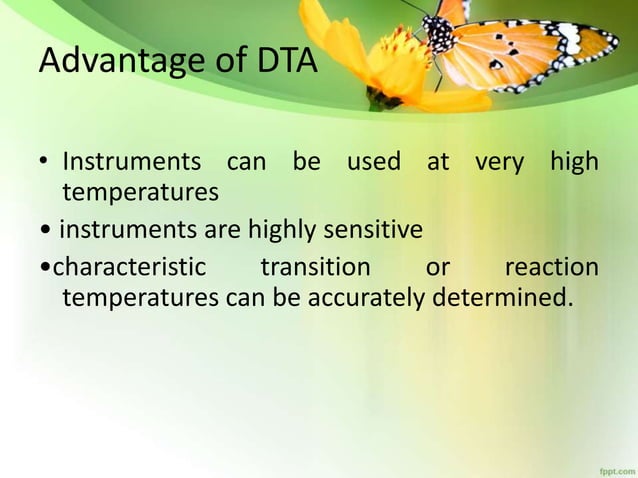 Diffrential Thermal Analysis (DTA) | PPTX | Chemistry | Science
