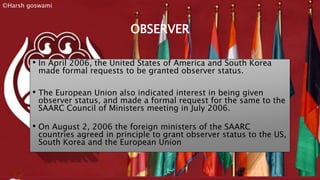 SAARC(South asian asociation of regional cooperation | PPTX