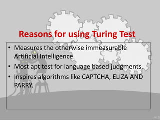 Turing Test : From A.I. to Beyond ! | PPT