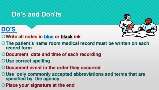 Documentation In Nursing