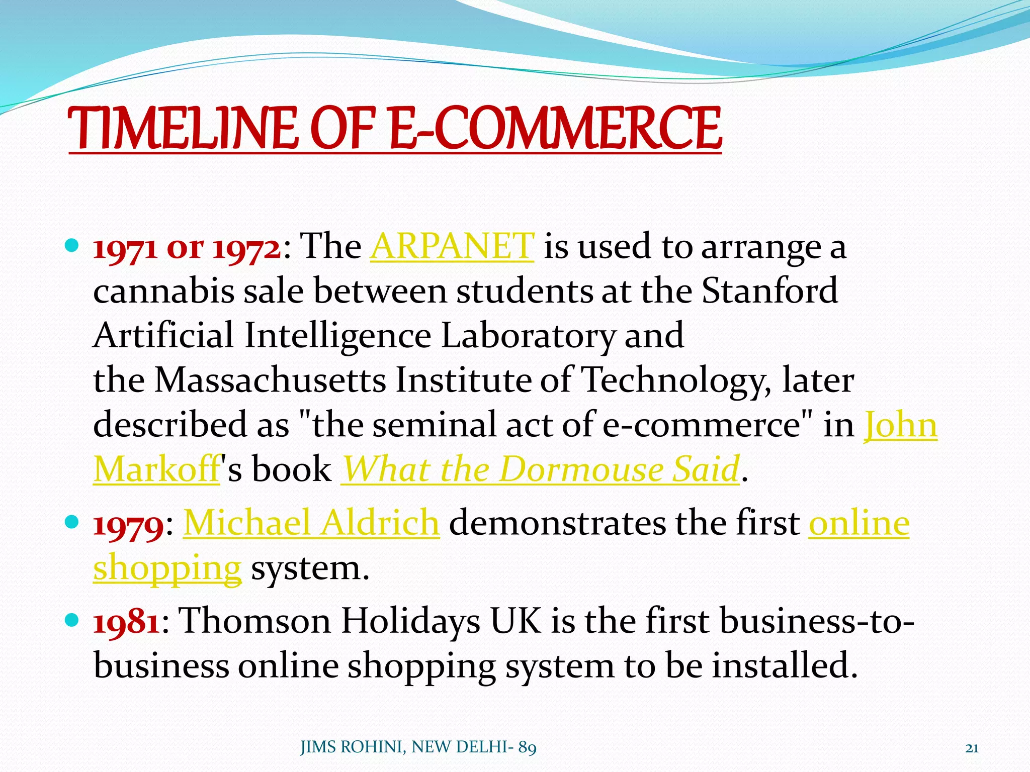 E - Commerce | PPTX