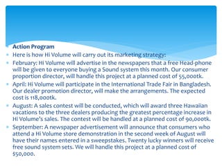 Presentation on Marketing Plan | PPTX | Sales | Business