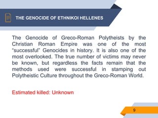 10 Worst Genocide in HIstory | PPTX | Death, Injury, or Military ...