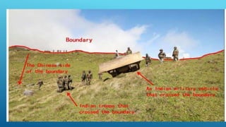 Doklam issues-standoff between India and china forces | PPT