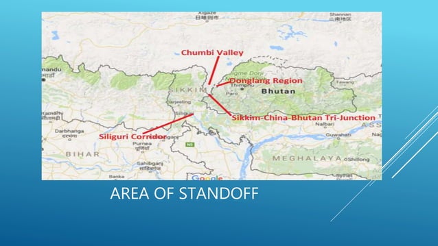 Doklam issues-standoff between India and china forces | PPT
