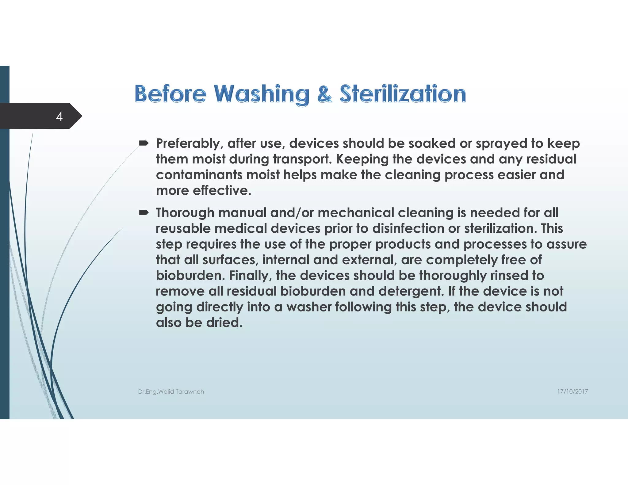 Cleaning Reusable Medical Devices | PDF