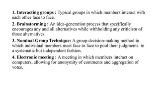 FOUNDATION OF GROUPS | PPTX
