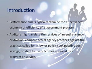 Performance Audit | PPTX