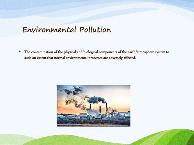 environmental pollution | PPTX