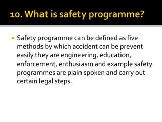 150 Question Answers | Occupational Health & Safety | PPTX