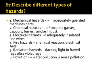 150 Question Answers | Occupational Health & Safety | PPTX