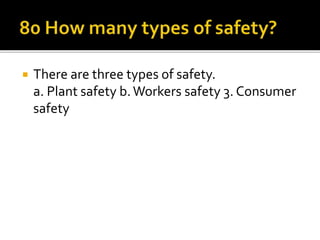 150 Question Answers | Occupational Health & Safety | PPTX