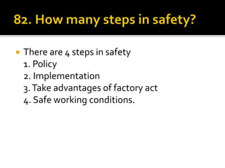 150 Question Answers | Occupational Health & Safety | PPTX