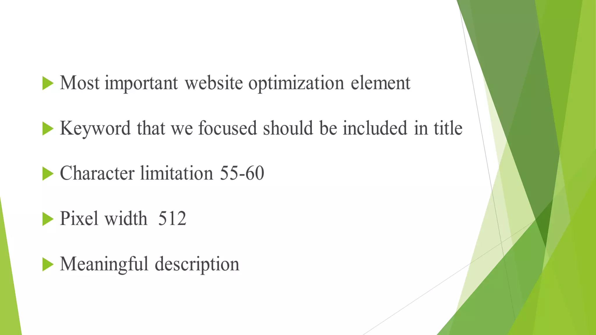 On page optimization | PPTX