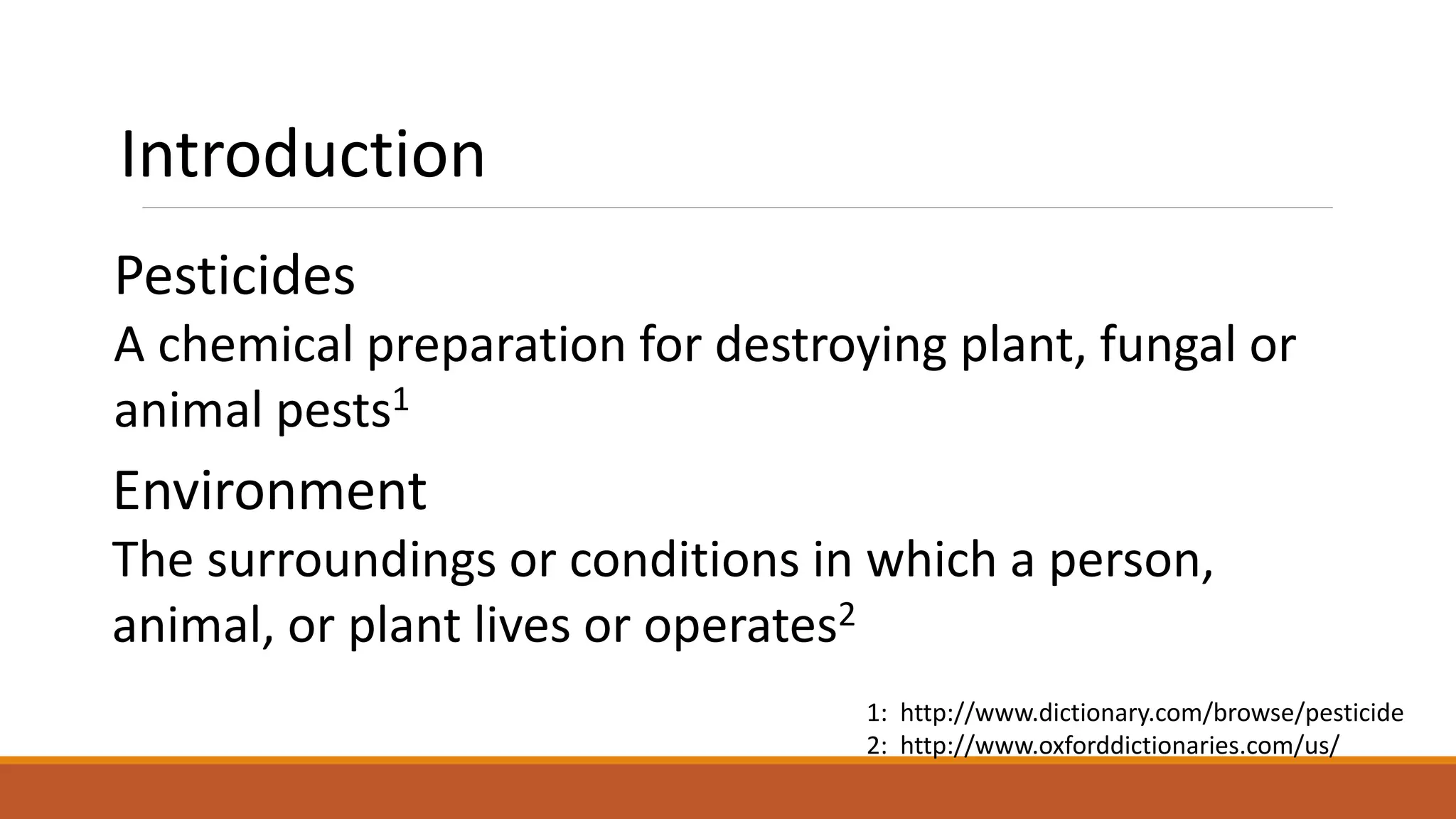 Impact of Pesticides on Environment | PPTX
