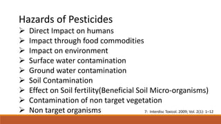 Impact of Pesticides on Environment | PPTX