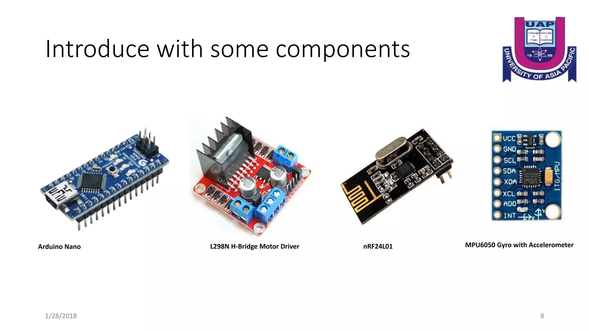 Hand Gesture Controlled Robot With Arduino Pptx