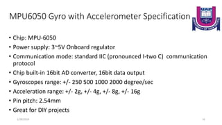 Hand gesture controlled robot with arduino | PPTX