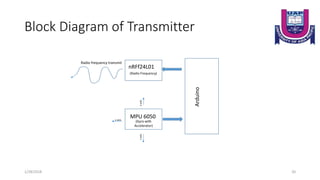 Hand gesture controlled robot with arduino | PPTX