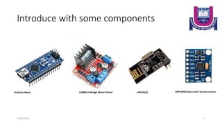 Hand gesture controlled robot with arduino | PPTX