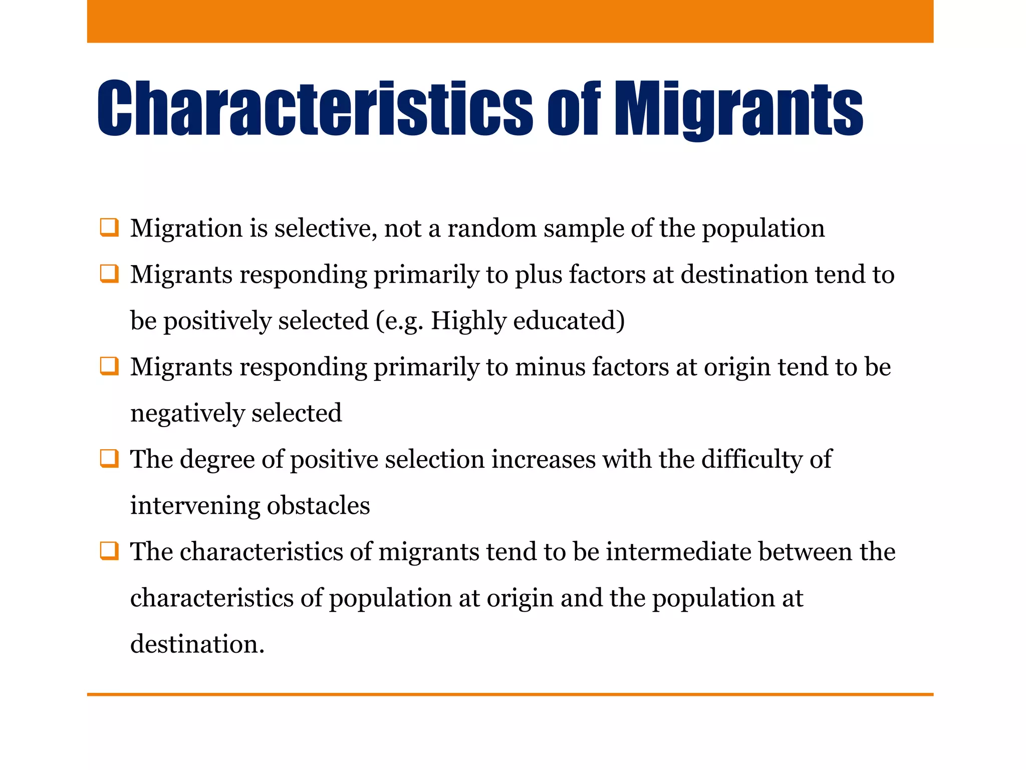 Theories of Migration | PPTX