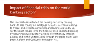 financial crisis of 2008 | PPT
