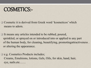 cosmatics | PPTX