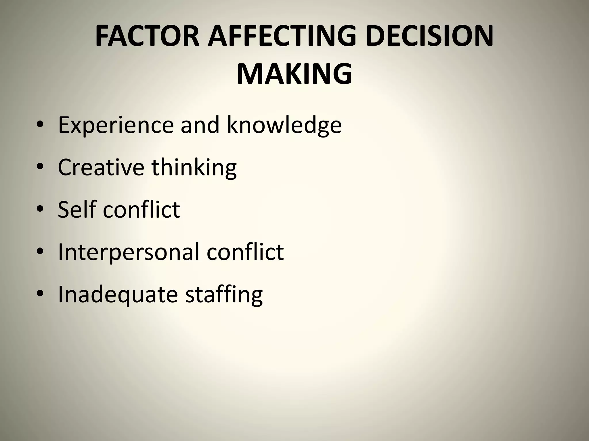 DECISION MAKING | PPTX