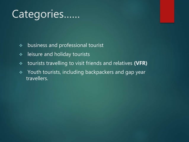 who is tourist and types of tourist | PPTX | Travel Type | Travel