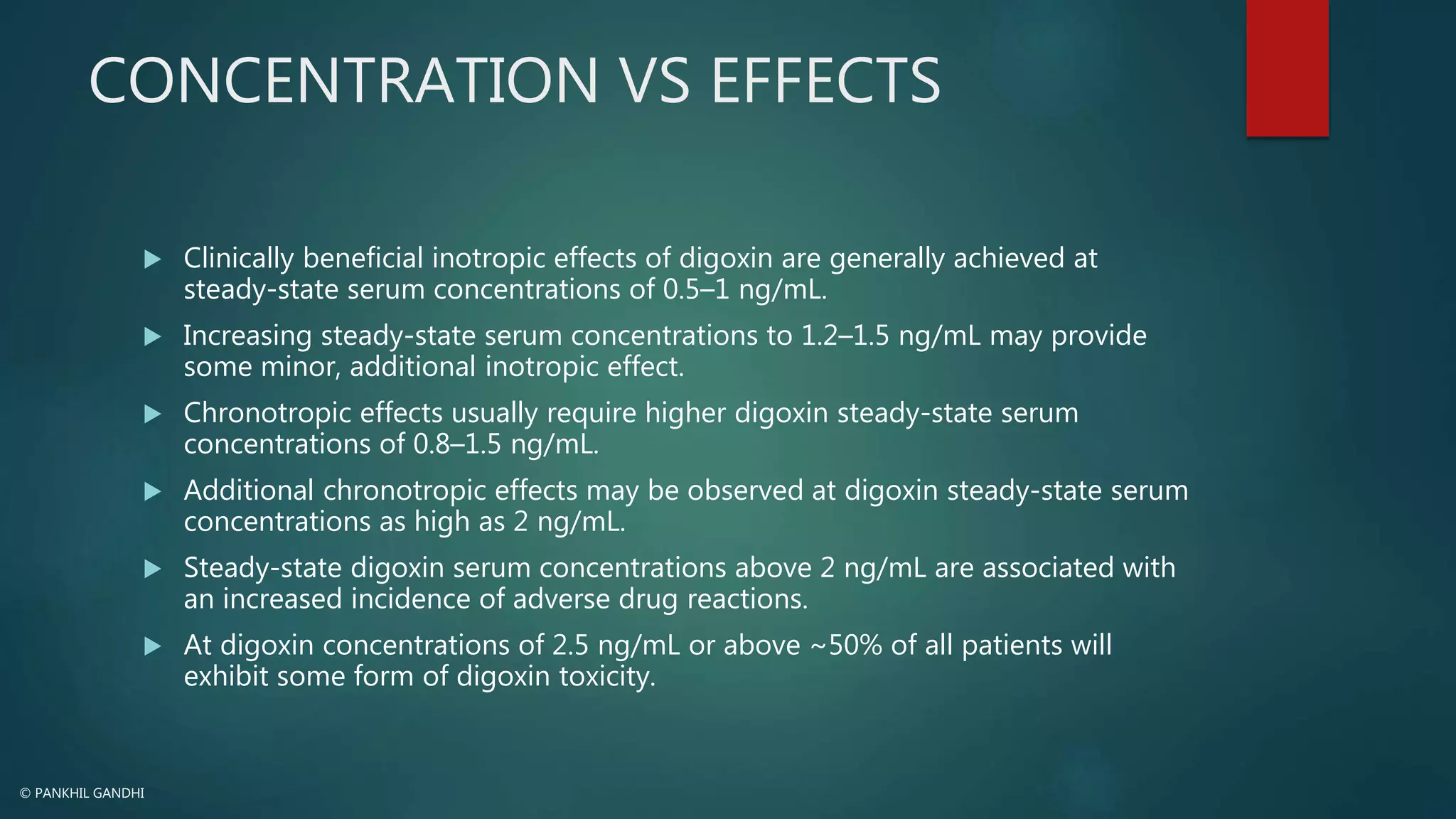 DIGOXIN: Therapeutic Drug Monitoring | PPTX