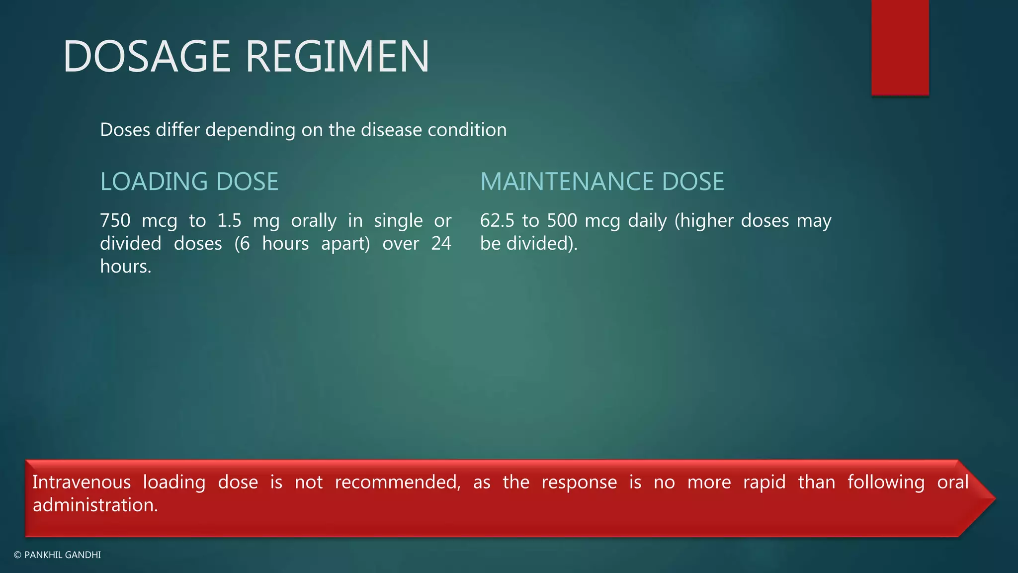 DIGOXIN: Therapeutic Drug Monitoring | PPTX