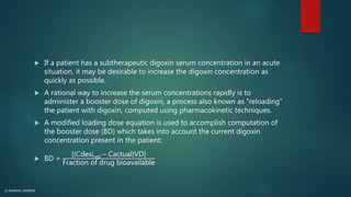 DIGOXIN: Therapeutic Drug Monitoring | PPTX